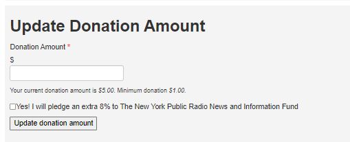 Updating Your Payment Information